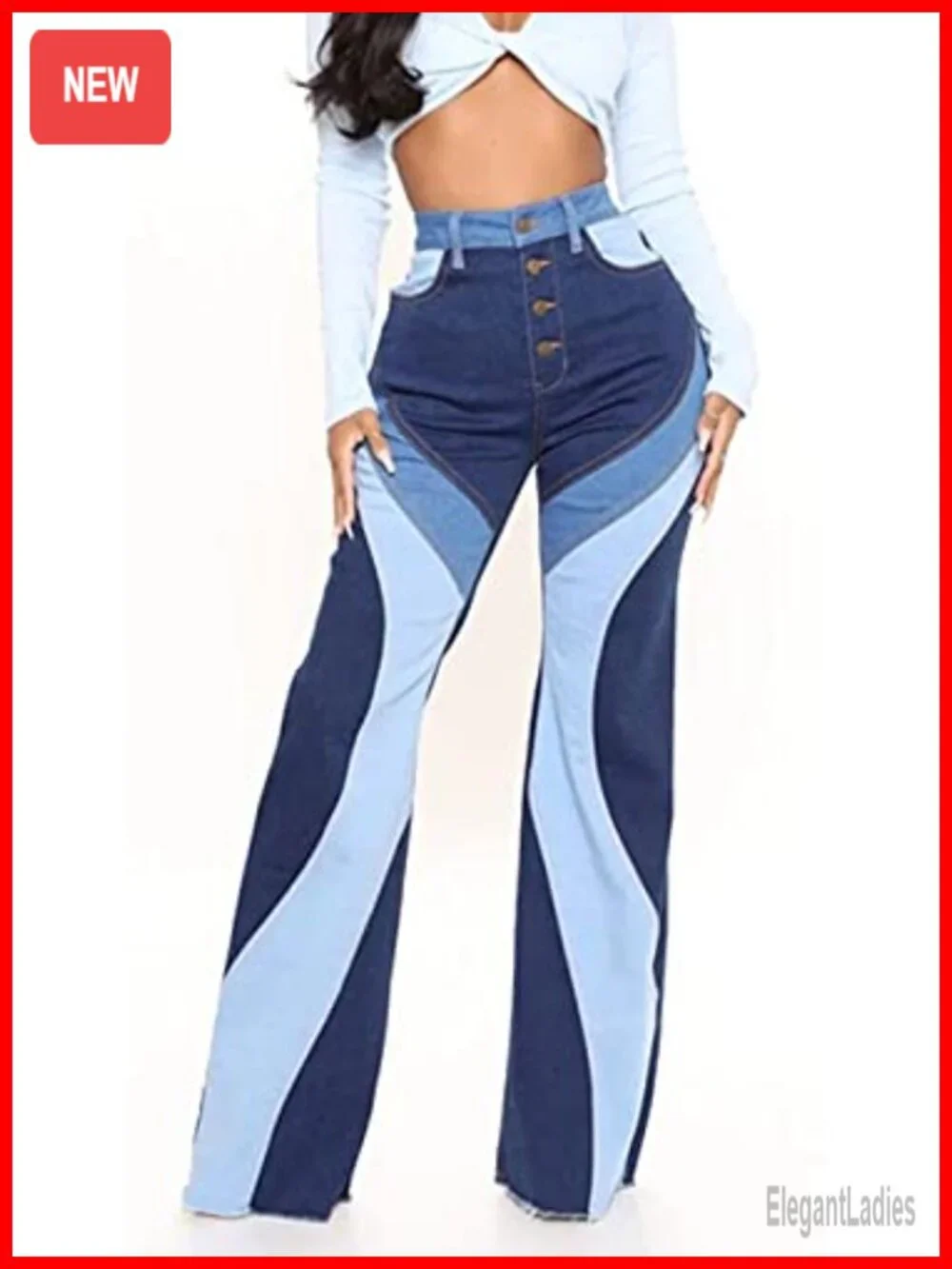 Jeans | Wide Leg Baggy Jeans Pull On Stretchy High Waisted Y2k 9s ...